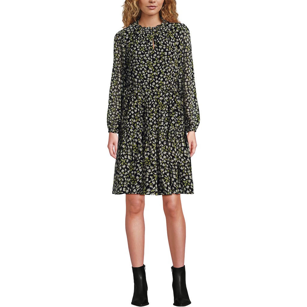 LANDS' END Chiffon Adjustable Dress